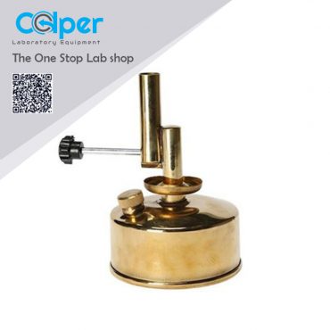 Brass Alcohol Burner for Laboratory Use – Wick & Cap | Colper