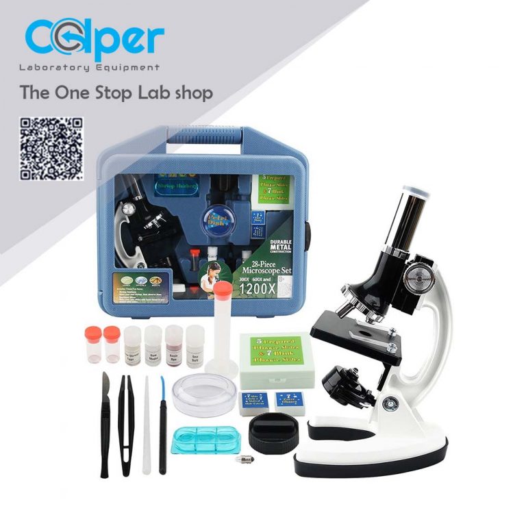 Kids Beginner Microscope Kit 28piece - Colper Educational Equipment